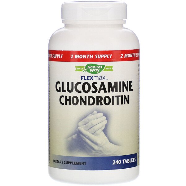 Nature's Way, FlexMax, Glucosamine Chondroitin, 240 Tablets – ME·MORI