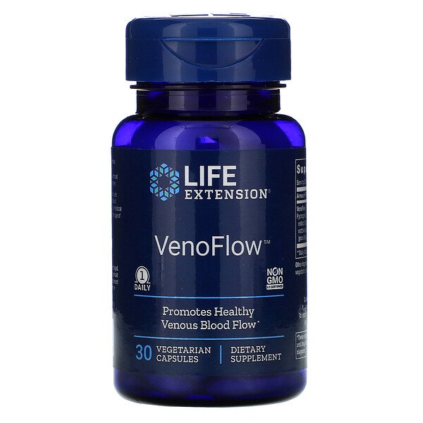 Life Extension, VenoFlow, 30 Vegetarian Capsules – ME·MORI