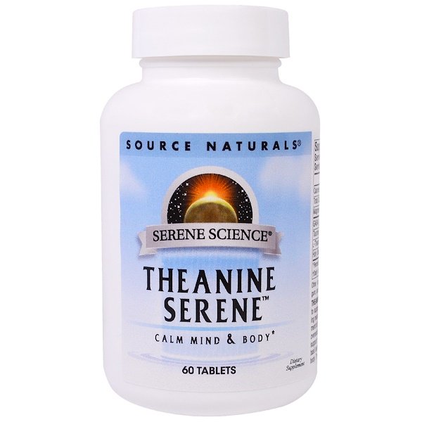 Source Naturals, Theanine Serene, 60 Tablets – ME·MORI